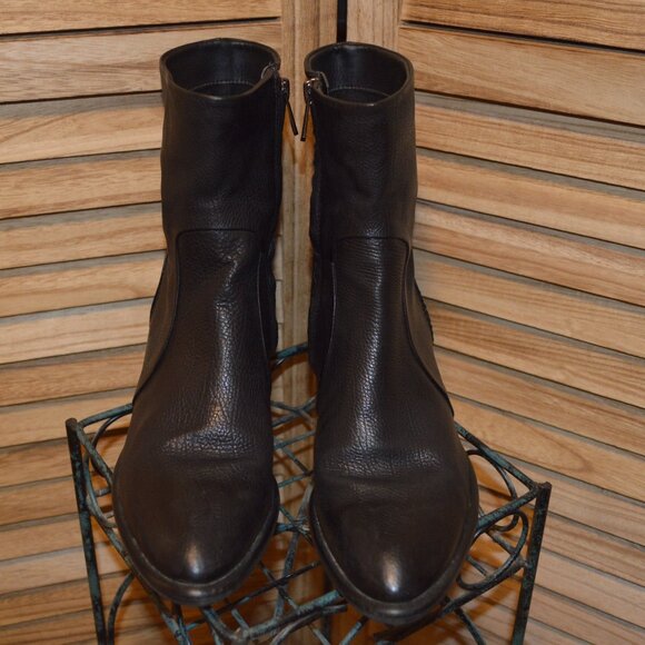 Sam Edelman | Shoes | Sam Edelman Hilary Black Leather Booties 75 ...